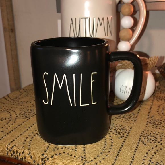 Rae Dunn | Dining | Rae Dunn Smile Mug Black | Poshmark